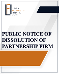 Dissolution Of Partnership Firm Format |Dissolution Of Partnership Firm Pdf